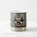 Mischievous Meows: The Crafty Cat Politician Coffee Mug | Zazzle