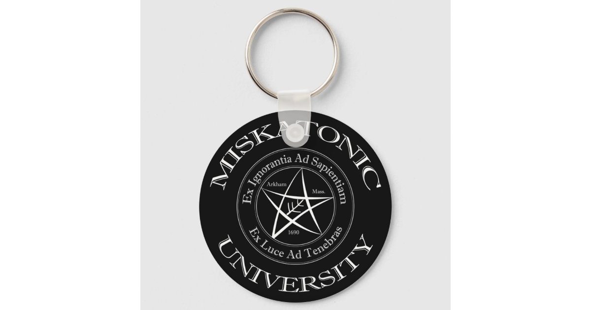 Miskatonic University Keychain | Zazzle