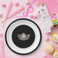 Miss America Crown Pageant Party Paper Plate | Zazzle
