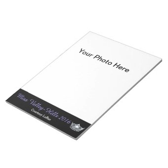 Miss America style Pageant Photo Autograph Pad | Zazzle