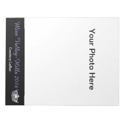 Miss America style Pageant Photo Autograph Pad | Zazzle