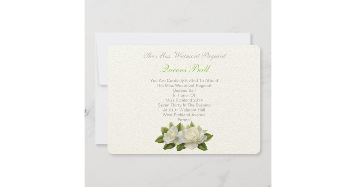 Miss America USA Pageant Party Invitation | Zazzle