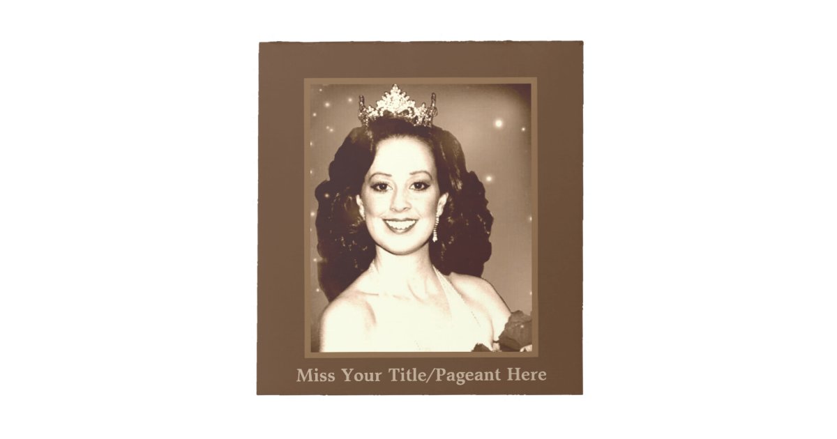 Miss American Pageant Autograph Sheets Notepad | Zazzle