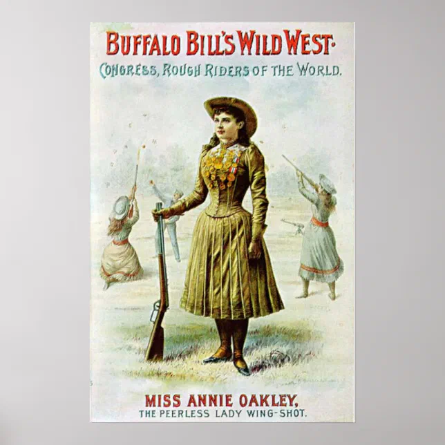 Miss Annie Oakley Poster | Zazzle