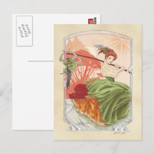 Miss Haversham's Afternoon Tea postcard | Zazzle