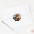 Miss You Classic Round Sticker | Zazzle