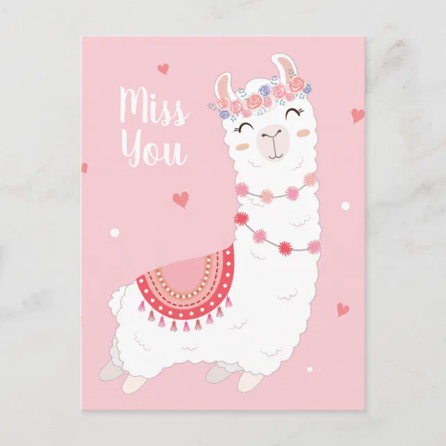 Miss You Postcard | Zazzle