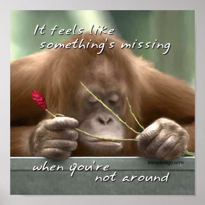 Missing You Poster | Zazzle.com