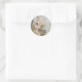 Missing You Teddy Bear Classic Round Sticker | Zazzle