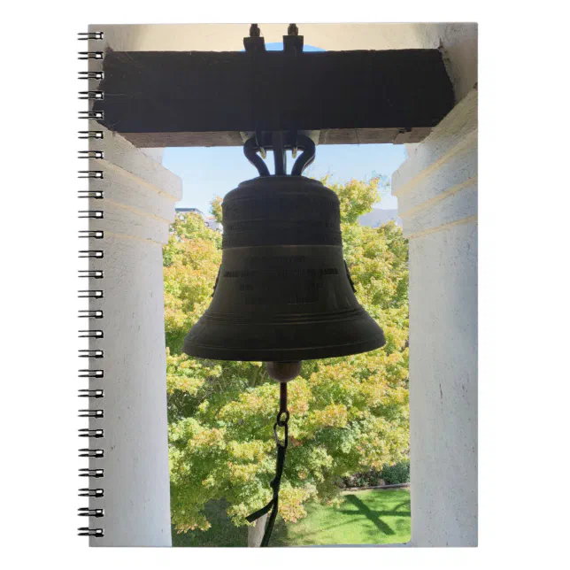 Mission Church Bell Photo Notebook | Zazzle