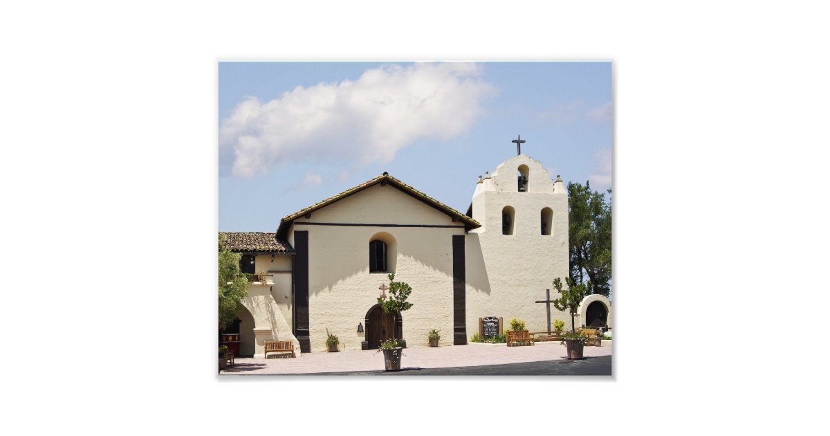 Mission Santa Ines Photo Print | Zazzle