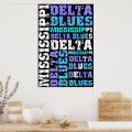 MISSISSIPPI DELTA BLUES POSTER | Zazzle