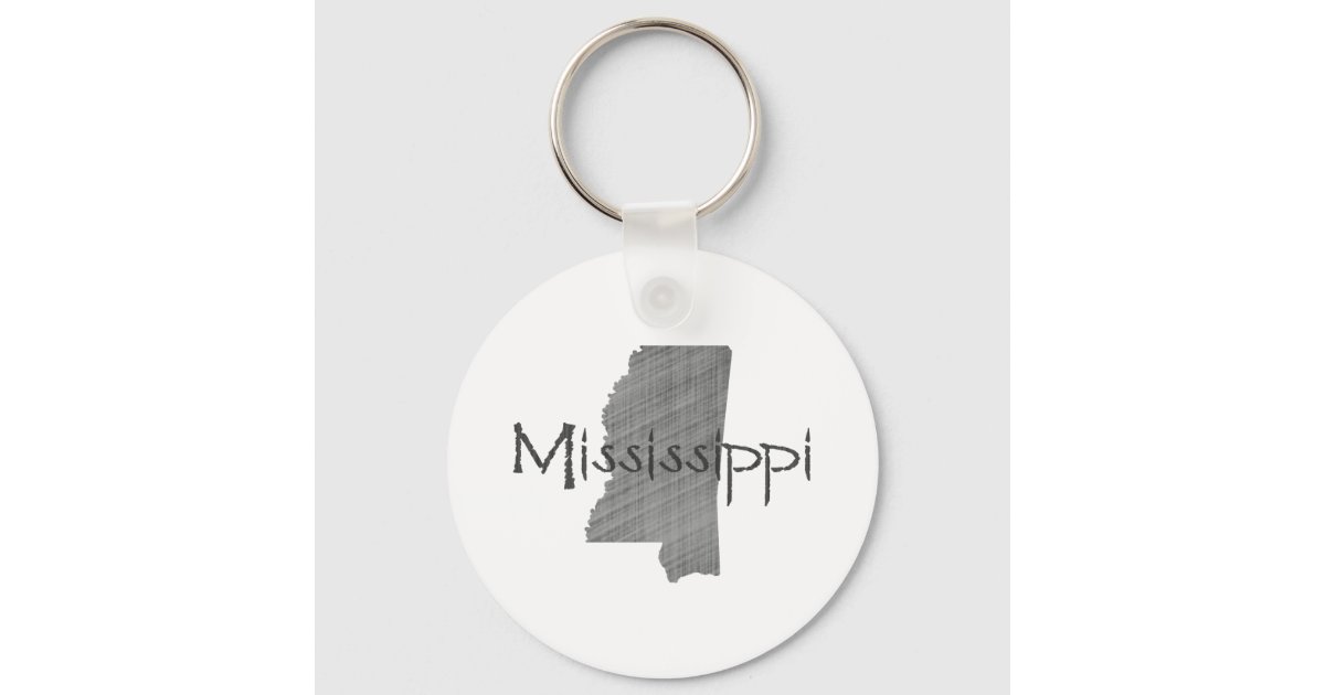 Mississippi Keychain | Zazzle