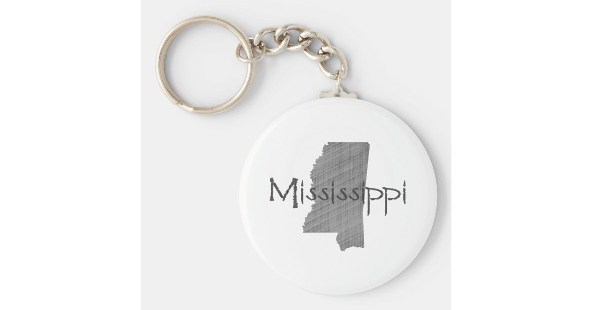 Mississippi Keychain | Zazzle