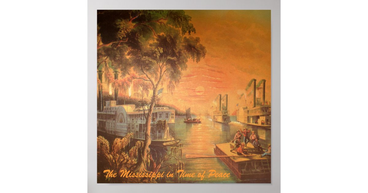 Mississippi Peace Poster | Zazzle
