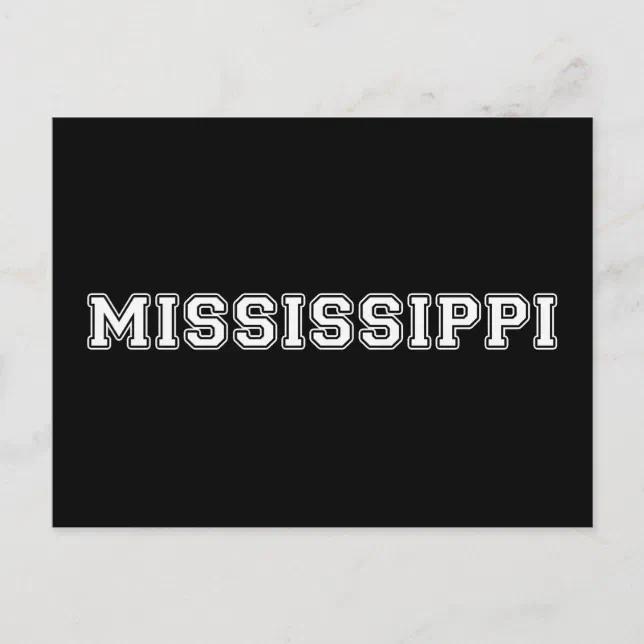 Mississippi Postcard | Zazzle
