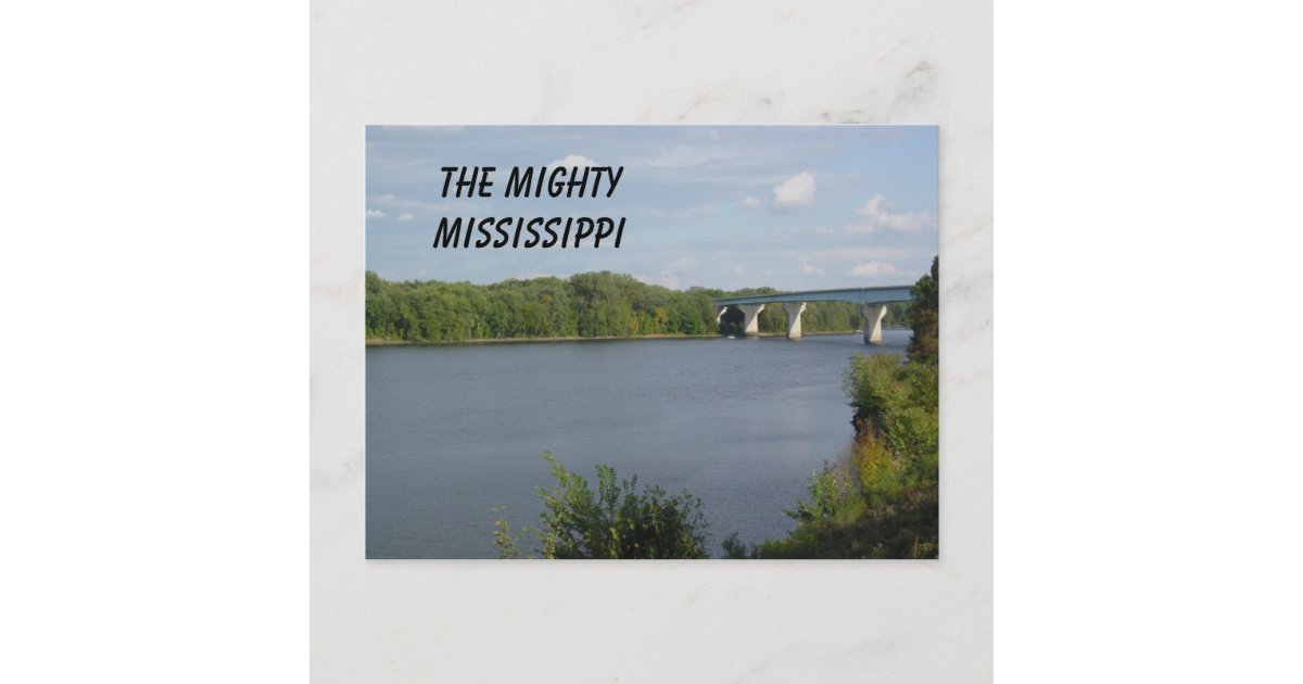 Mississippi River Postcard | Zazzle