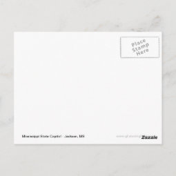 Mississippi State Capitol Building - Jackson, MS Postcard | Zazzle