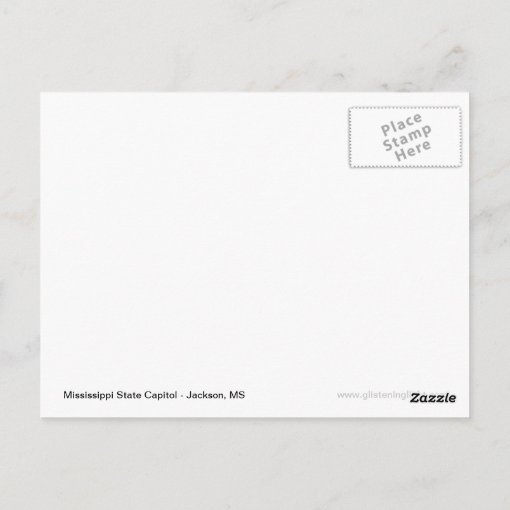 Mississippi State Capitol Building - Jackson, MS Postcard | Zazzle