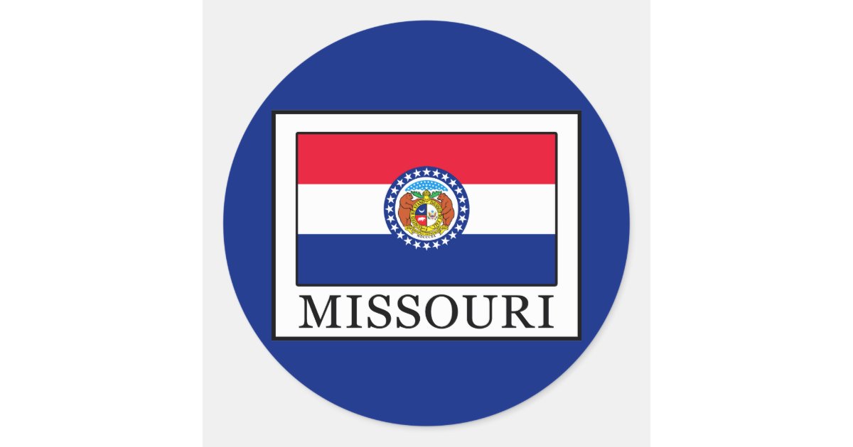 Missouri Classic Round Sticker | Zazzle