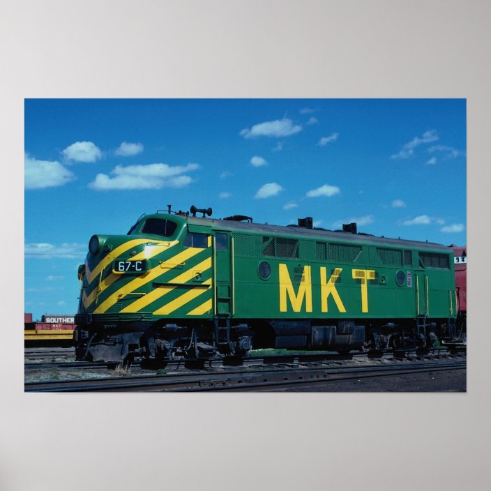 Missouri-Kansas-Texas RR, EMD F-3a Poster | Zazzle.com