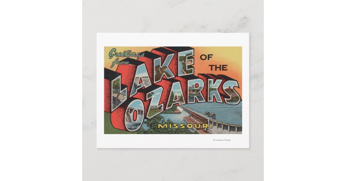 Missouri - Lake of the Ozarks 2 Postcard | Zazzle