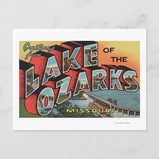 Missouri - Lake of the Ozarks 2 Postcard | Zazzle