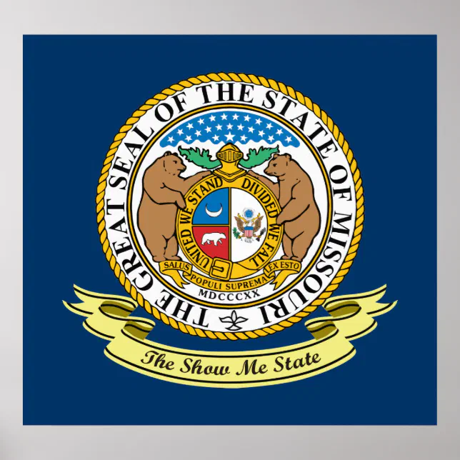 Missouri Seal Poster | Zazzle