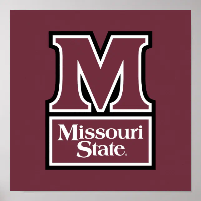 Missouri State M Poster | Zazzle