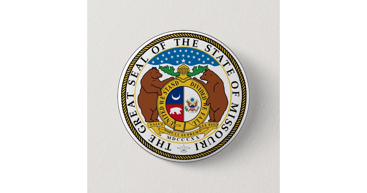 Missouri State Seal Button | Zazzle