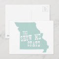 Missouri State Slogan Motto Postcard | Zazzle