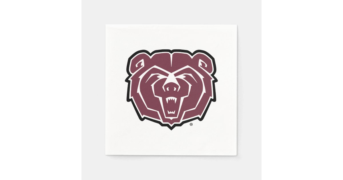 Missouri State University Bears Napkins | Zazzle
