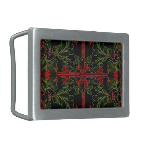 Mistletoe Belt Buckle | Zazzle