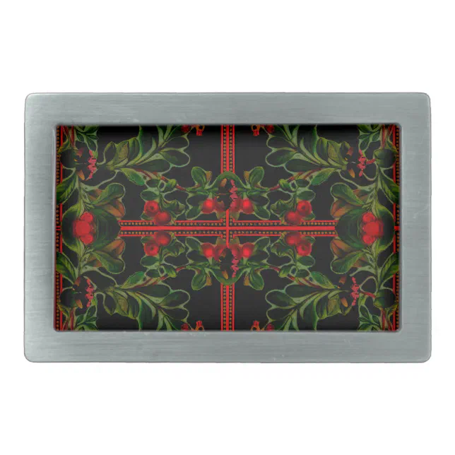 Mistletoe Belt Buckle | Zazzle