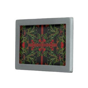Mistletoe Belt Buckle | Zazzle