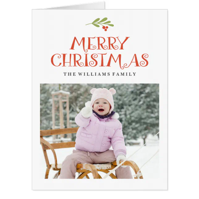 Mistletoe Christmas Cards | Zazzle