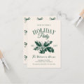 Mistletoe Christmas Holiday Party Social Club Invitation | Zazzle