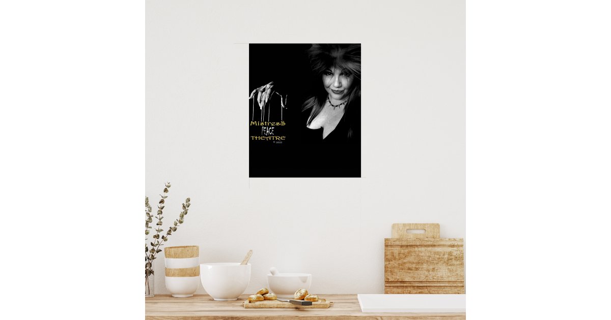 Mistress Malicious Logo Poster | Zazzle