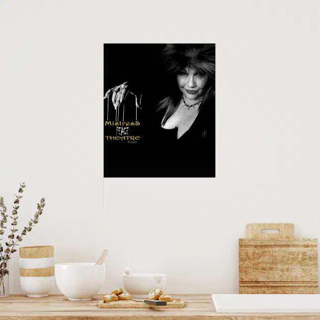 Mistress Malicious Logo Poster | Zazzle