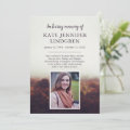 Misty Landscape - Photo - In Loving Memory Program | Zazzle