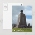 Mitad del Mundo Ecuador equator line monument. Postcard | Zazzle
