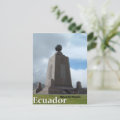 Mitad del Mundo Ecuador equator line monument. Postcard | Zazzle