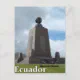 Mitad del Mundo Ecuador equator line monument. Postcard | Zazzle