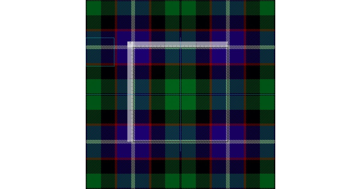 Mitchell Tartan Print Fabric | Zazzle
