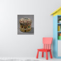 Mitre crown set with pearls and precious poster | Zazzle