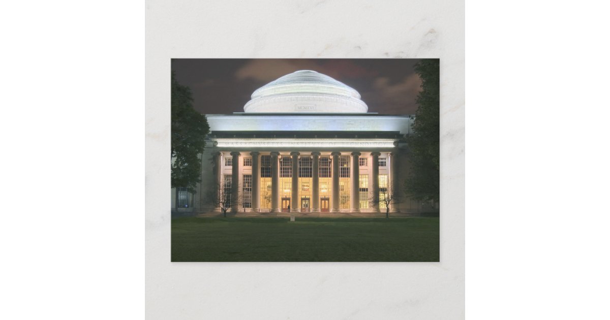 MIT's Great Dome of Barker Engineering Library Postcard | Zazzle