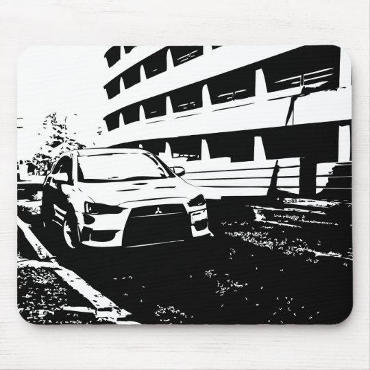 Mitsubishi Lancer Evolution x - I Love my EVO Mouse Pad | Zazzle.com