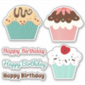 Mix and Match Birthday Cupcake Sticker | Zazzle