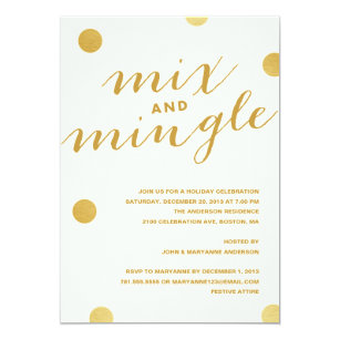 Mix And Mingle Invitations | Zazzle