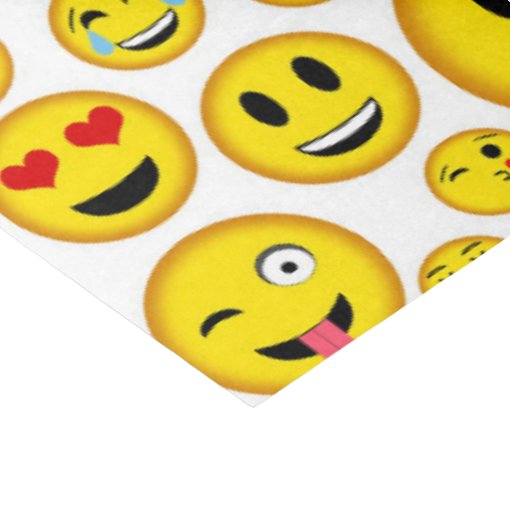 Mixed emoji pattern fun party tissue tissue paper | Zazzle